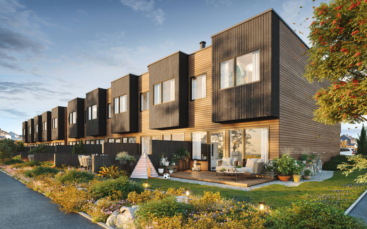 Til salgs - Rekkehus og leiligheter | SI.BYGG